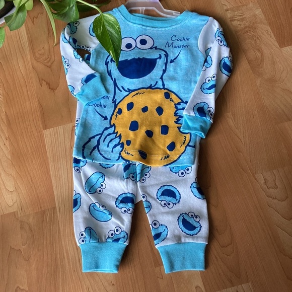 Sesame Street | Pajamas | Sesame Street Cookie Monsters Pajamas | Poshmark